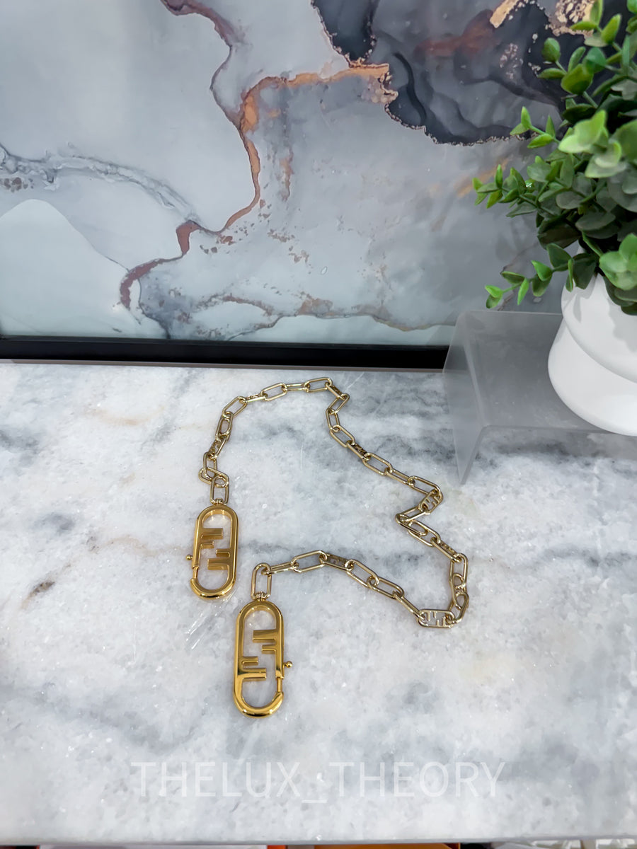 FENDI STRAP YOU STRAP GOLD – THE LUX THEORY